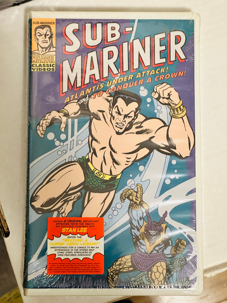 VHS Marvel Submariner rare vintage factory sealed 1998 – Fastball ...