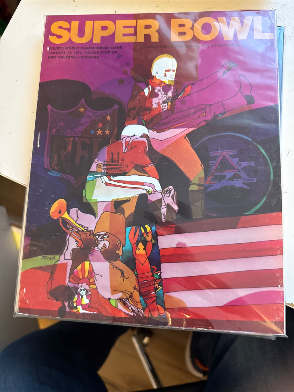 Super Bowl Football game rare vintage original program 1970