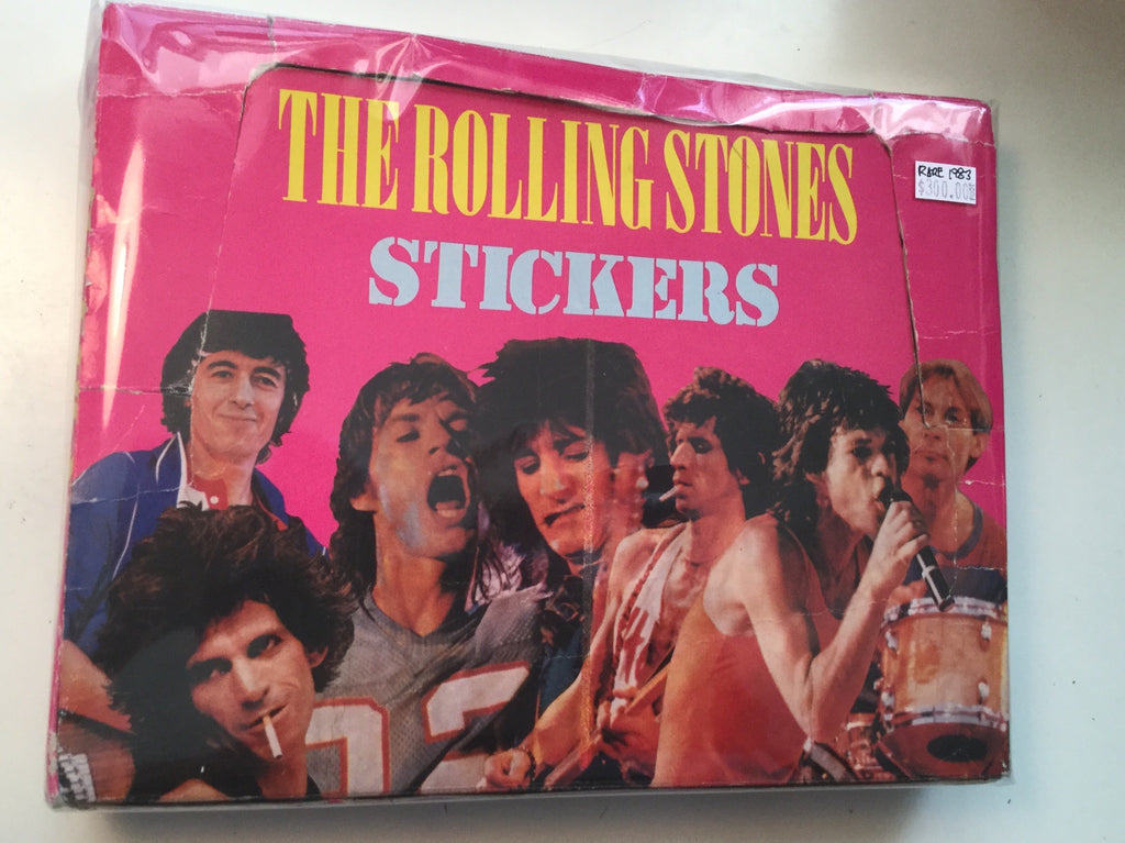 Rolling Stones rare stickers full box 1983 – Fastball Collectibles