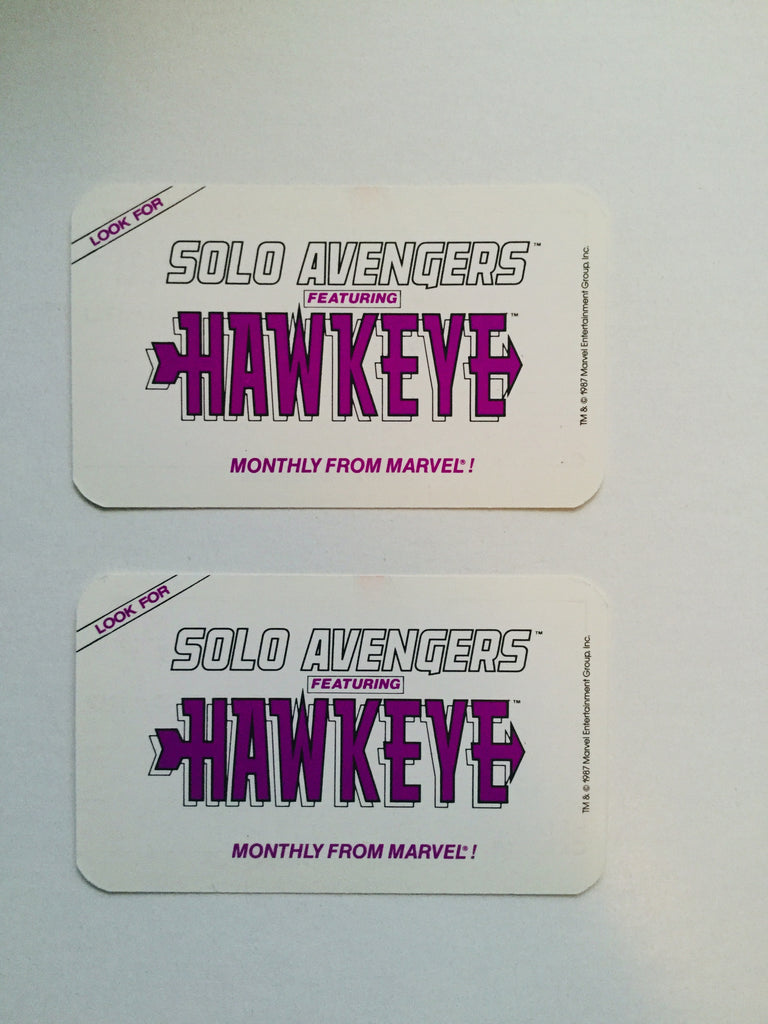 Marvel Avengers rare two original membership cards 1982 – Fastball ...