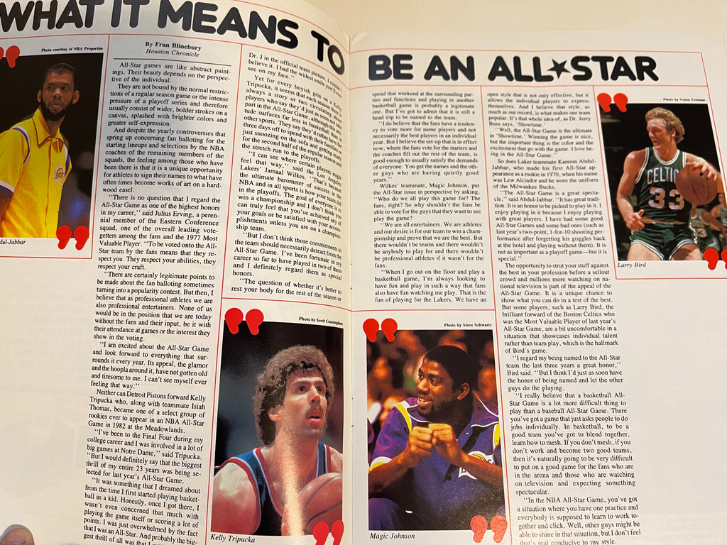 1983 NBA All Star game basketball program – Fastball Collectibles