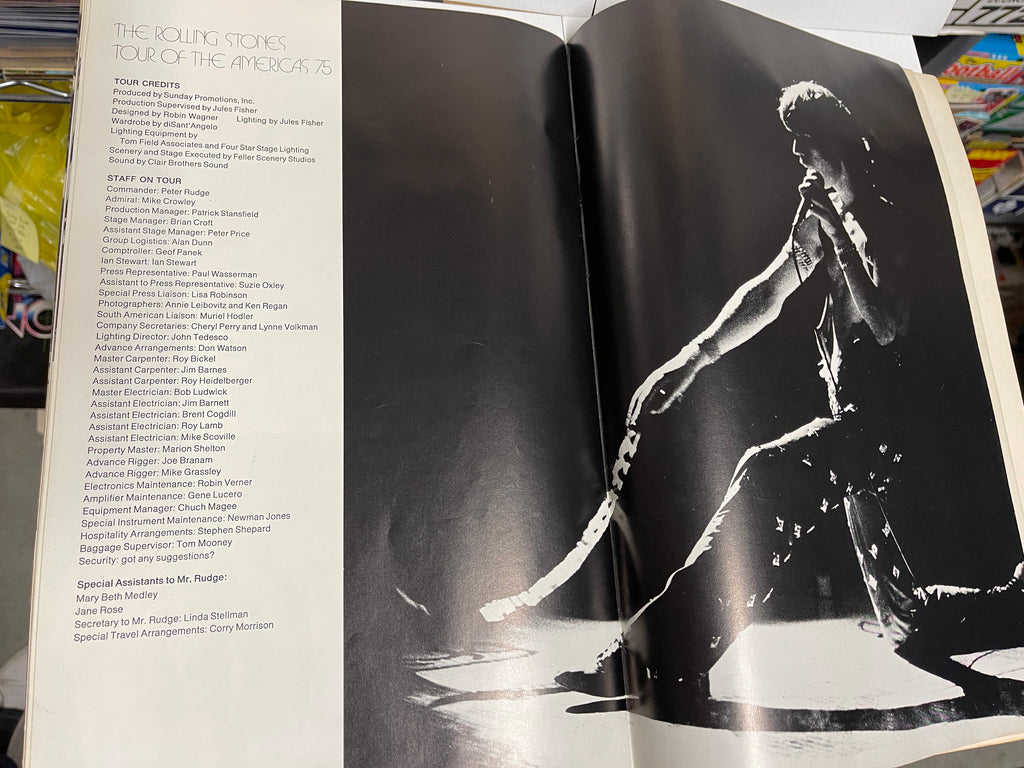 Rolling Stones rare Tour of the Americas concert program 1975 ...