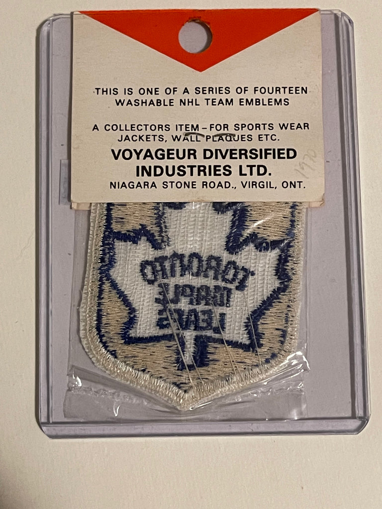 Toronto Maple Leafs hockey rare vintage small patch in package 1970s ...