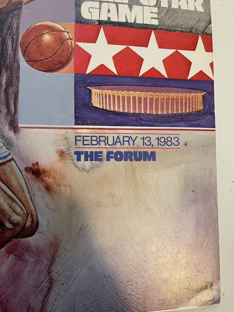 1983 NBA All Star game basketball program – Fastball Collectibles
